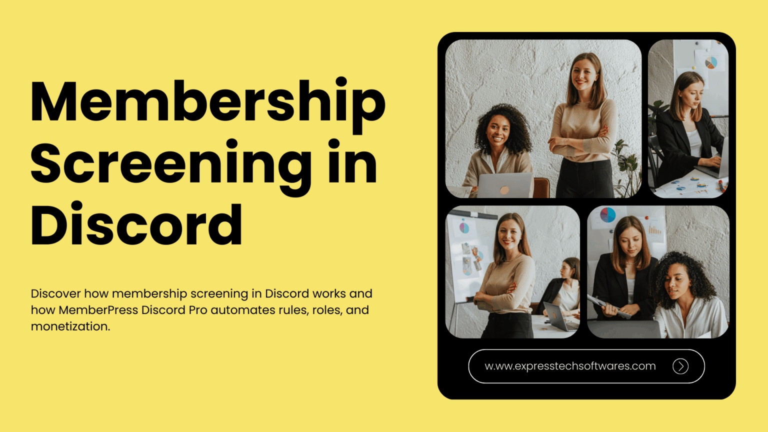 Unlock Smarter Membership Screening in Discord with Ease - ExpressTech Software