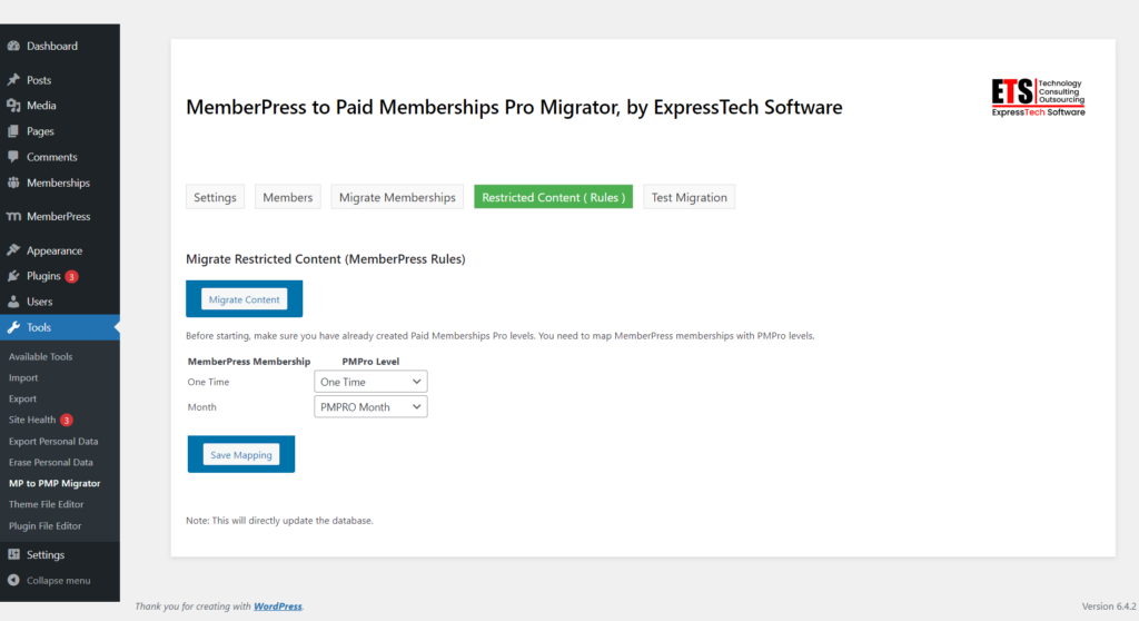 Migration Guide: Migrating from MemberPress to Paid Memberships Pro ...