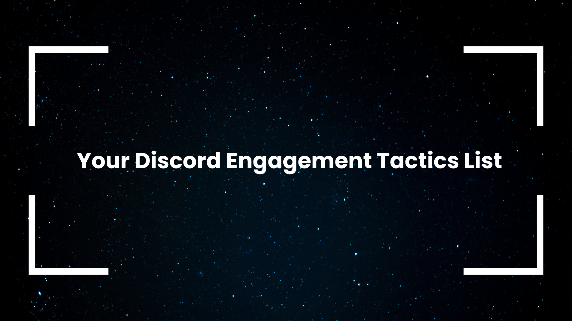 15 Proven Tactics for a Thriving Discord: The Ultimate Engagement List ...